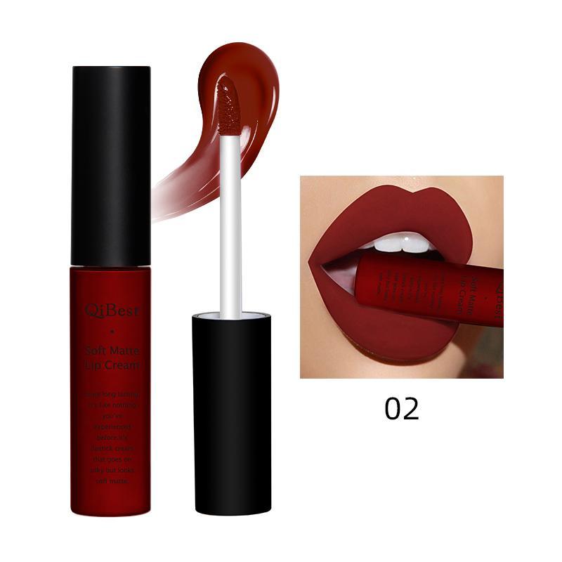 Matte Liquid Lipstick, Long Lasting Colorfast Lip Gloss For All ...