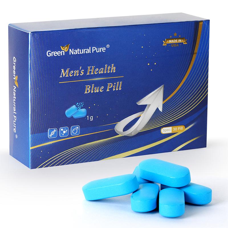Green Natural Pure Men's Health Blue Pill Oyster peptide+Maca Root ...