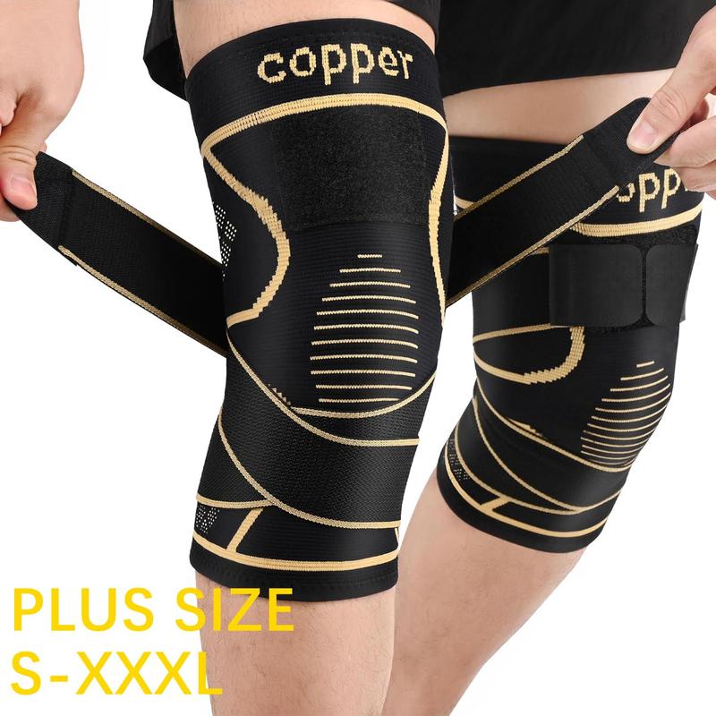 Adjustable Sports Knee Pads, 1 Pair Elastic Running Knee Pads, Knee ...