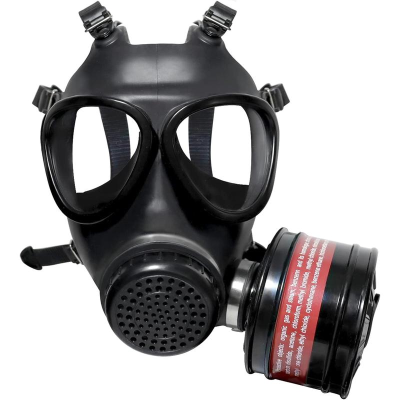 Gas Mask Survival Nuclear and Chemical, Respirator with Filters for ...