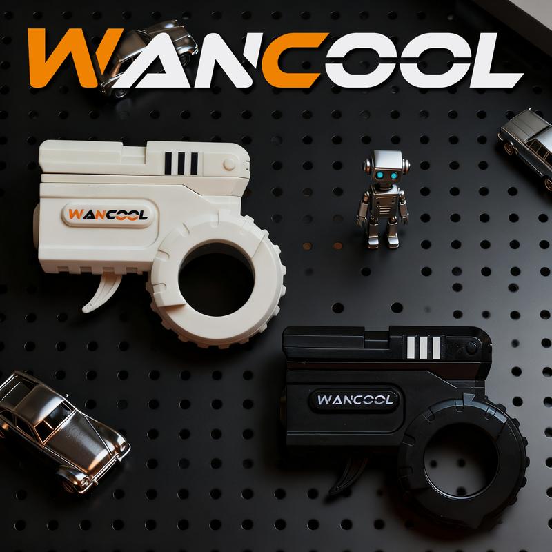 WANCOOL 3D Printed Fidget Toy Gun Cool Spinning & Pushing Toy for ...