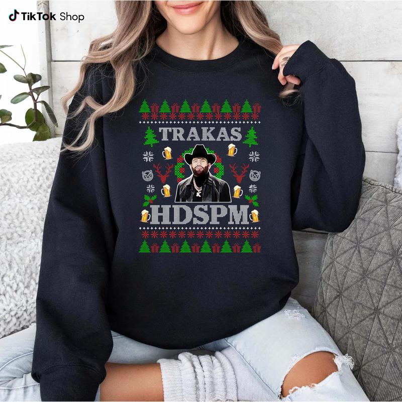 HDSPM Trakas Ugly Christmas Sweater Funny Mexican Music Fan Holiday ...