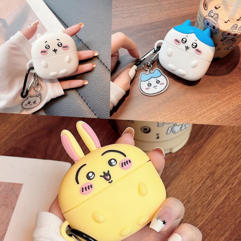 Chiikawa Kawaii Headphone Case, Usagi Cartoon Character, Anti-fall ...
