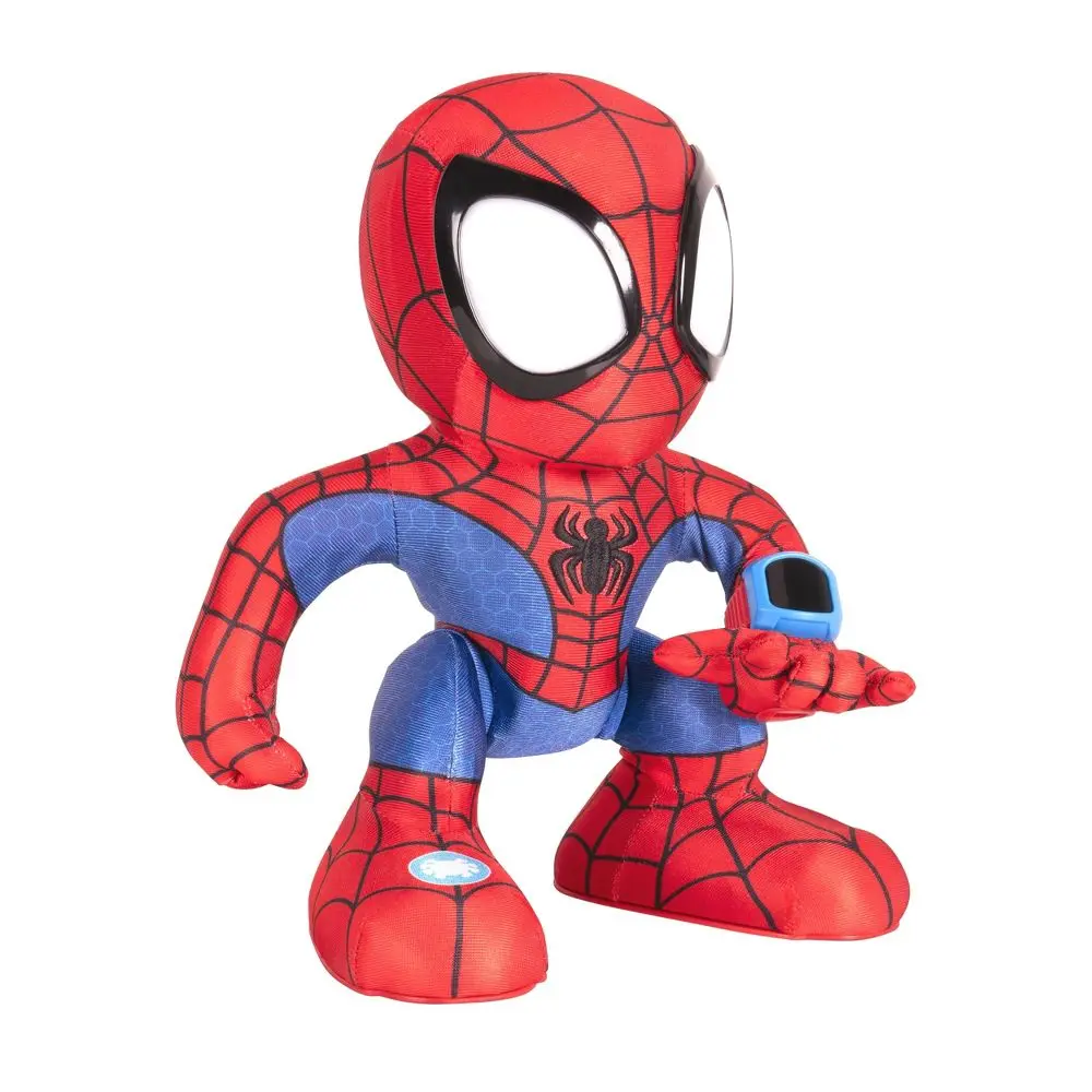 Spidey and His Amazing Friends Flip Spidey Stuffed Animal: Polyester ...