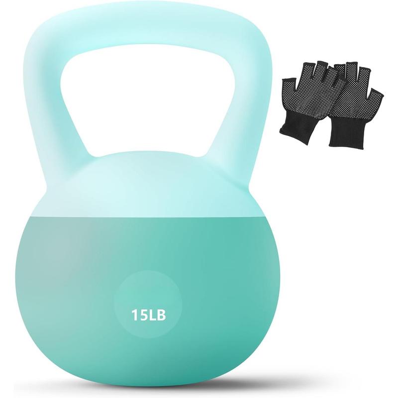 Soft Kettlebell - Cushioned Impact-Resistant Base and Anti-Slip, Kettle ...