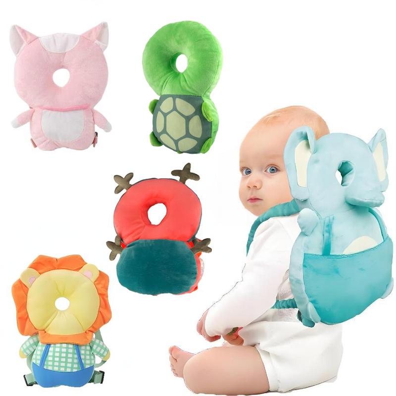 Cute Baby Anti-Fall Head Protection Backpack, Soft Comfortable Crawling ...