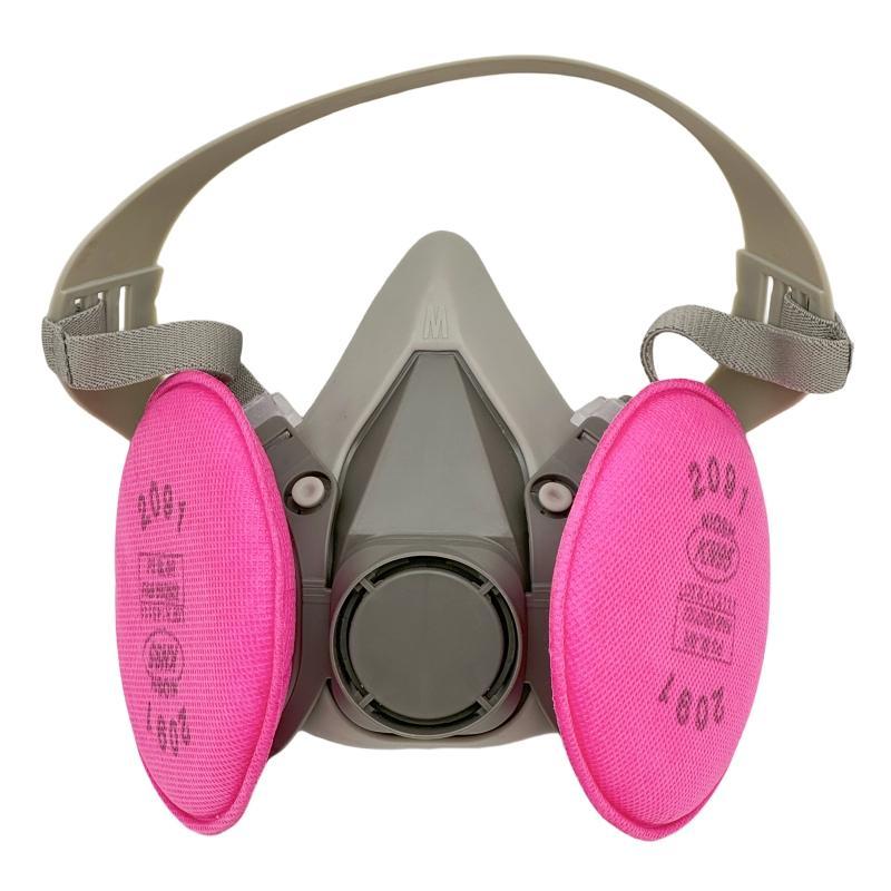 Half Mask with 2 High-efficiency Filter Cotton for Summer, Dustproof ...