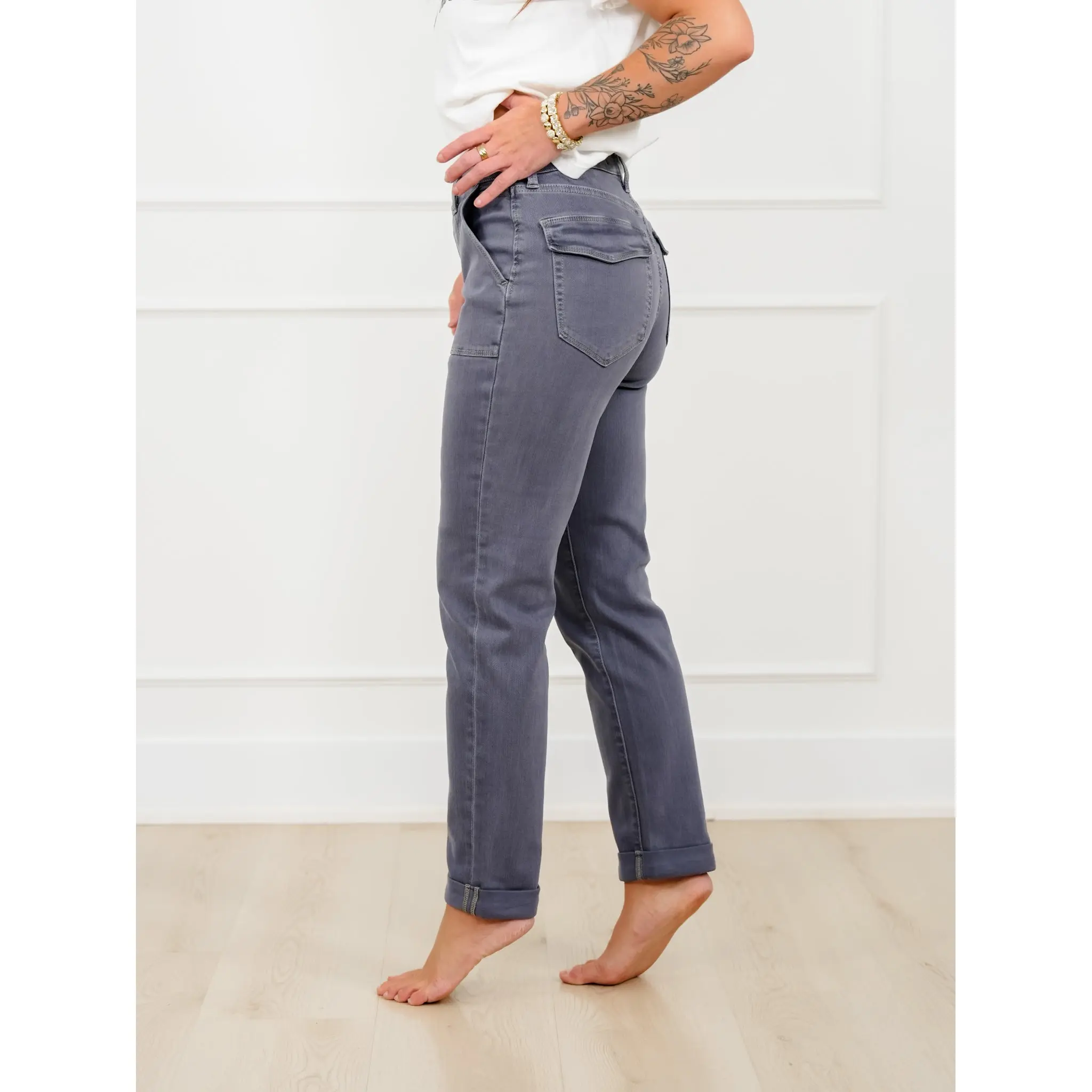 Judy Blue High Rise Indigo Aurora Weekender Jeans - TikTok Shop