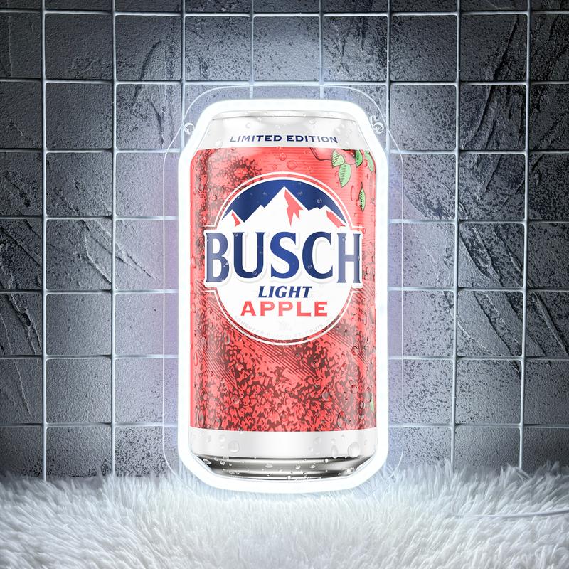 Busch Apple Beer Led Neon Sign for Wall Decor, Neon Lights for Bedroom ...