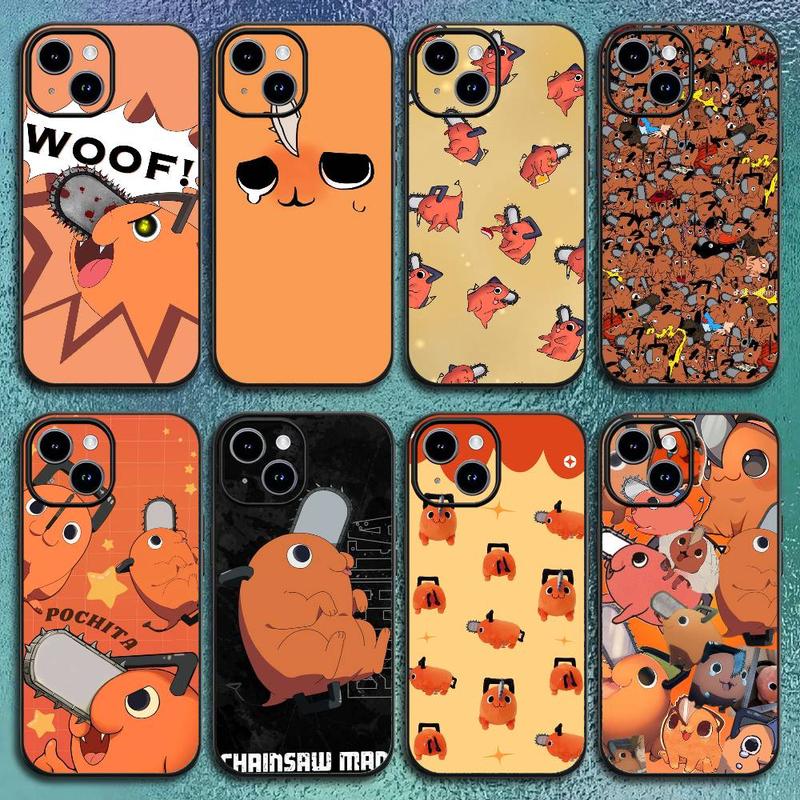 Chainsaw Man P-Pochita Phone Case For iPhone 17 16 15 14 13 12 11 Pro ...
