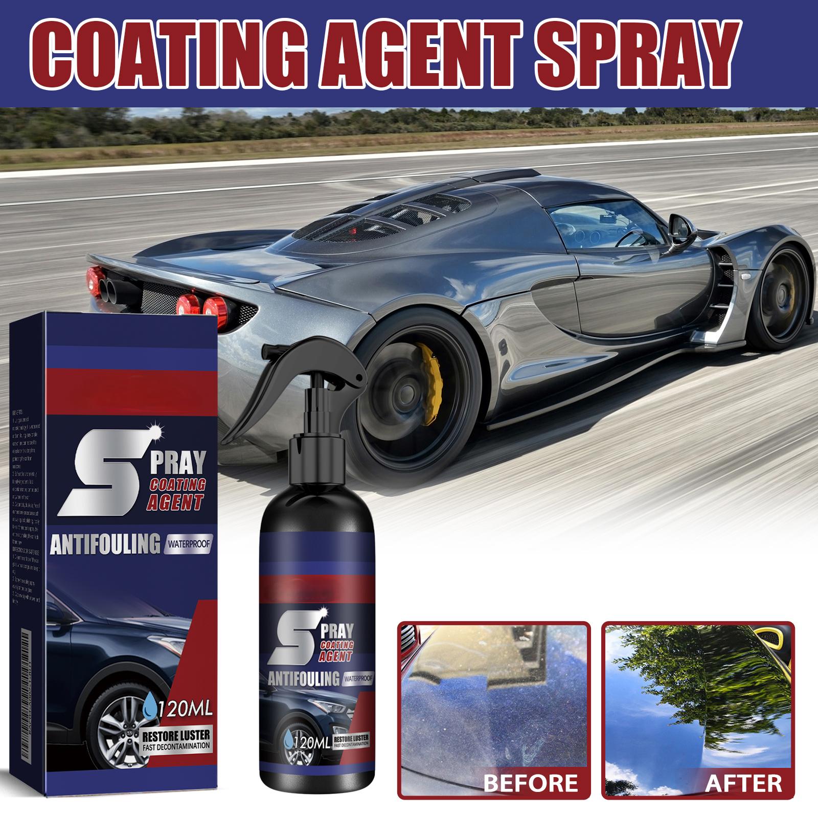 Car coating spray: Cleans, brightens, and protects car paint surfaces ...