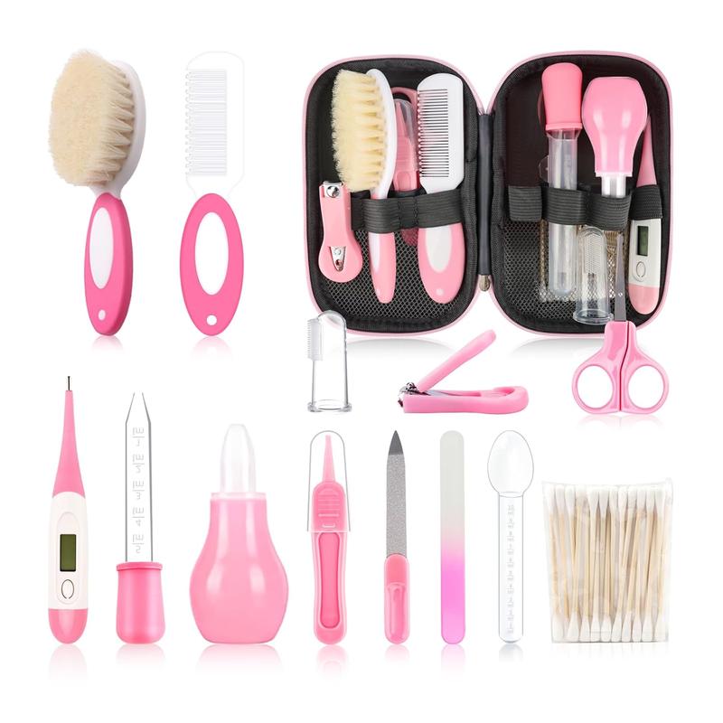 14 PC Baby Grooming Kit – Infant Safety Care Set with Hair Brush, Comb ...