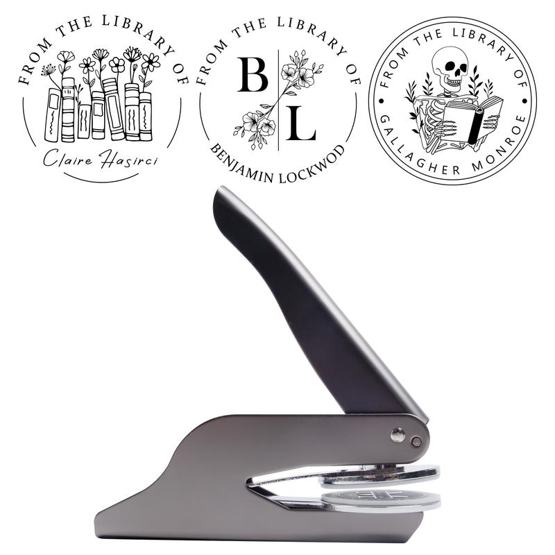 Custom Library Book Embosser | CustomEmbosser |Ex Libris |From the ...