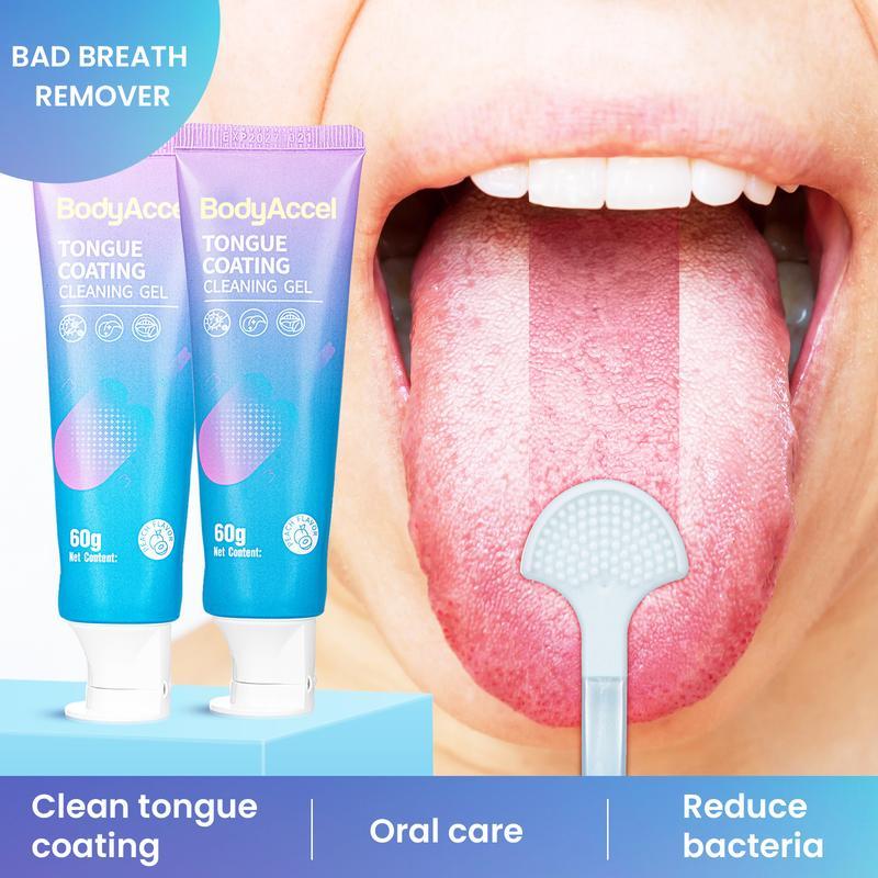 BodyAccel Tongue Cleaning Gel Bundle (with Brush) for Refreshing - TikTok Shop