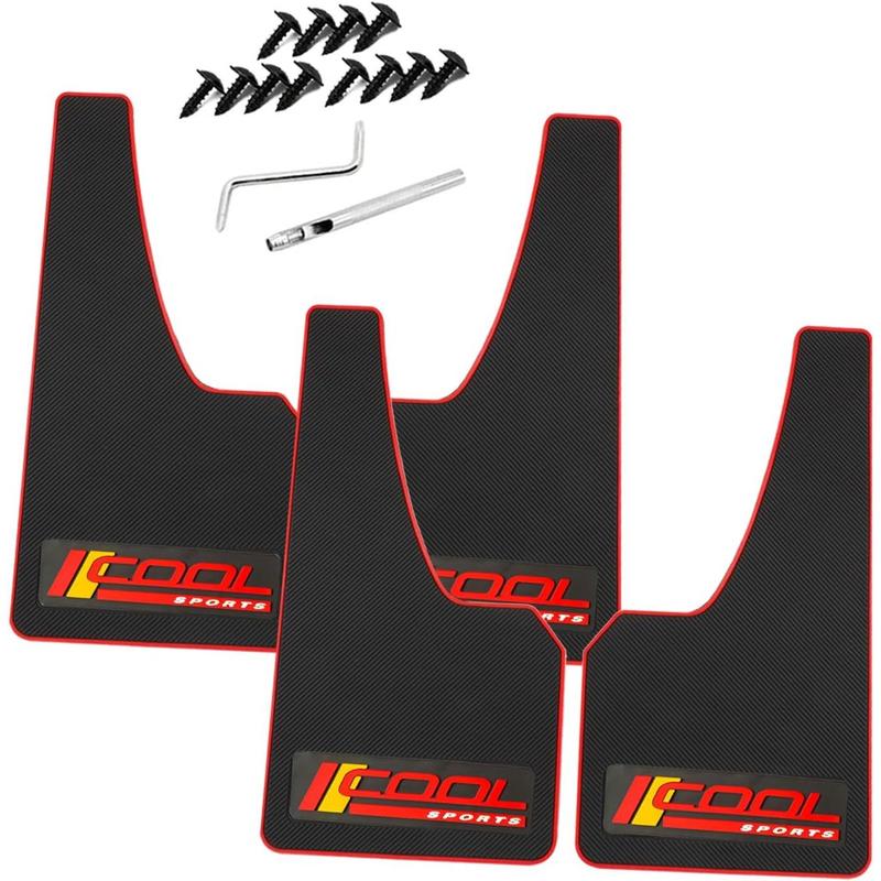 Universal Mud Flaps Fits SUVs/MPVs, Not Full-Size SUVs- Standard Size 4 ...
