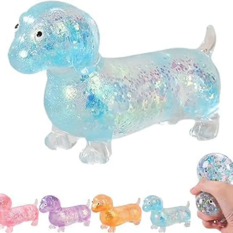 Dachshund Slow-Rise Stress Relief Toy, Sensory Stretch, Rebound, and ...
