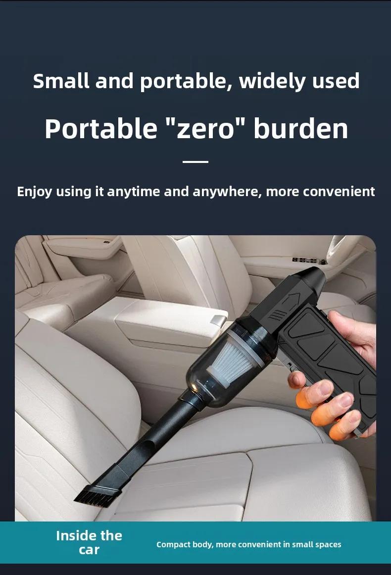 Powerful Turbo Fan 130,000 RPM Cleaner Set with 4 Attachments Mini ...