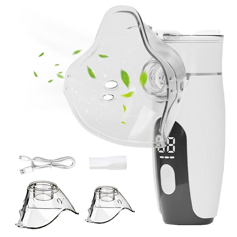 KOMOX Smart Digital Display Portable Nebulizer for Adults and Kids ...