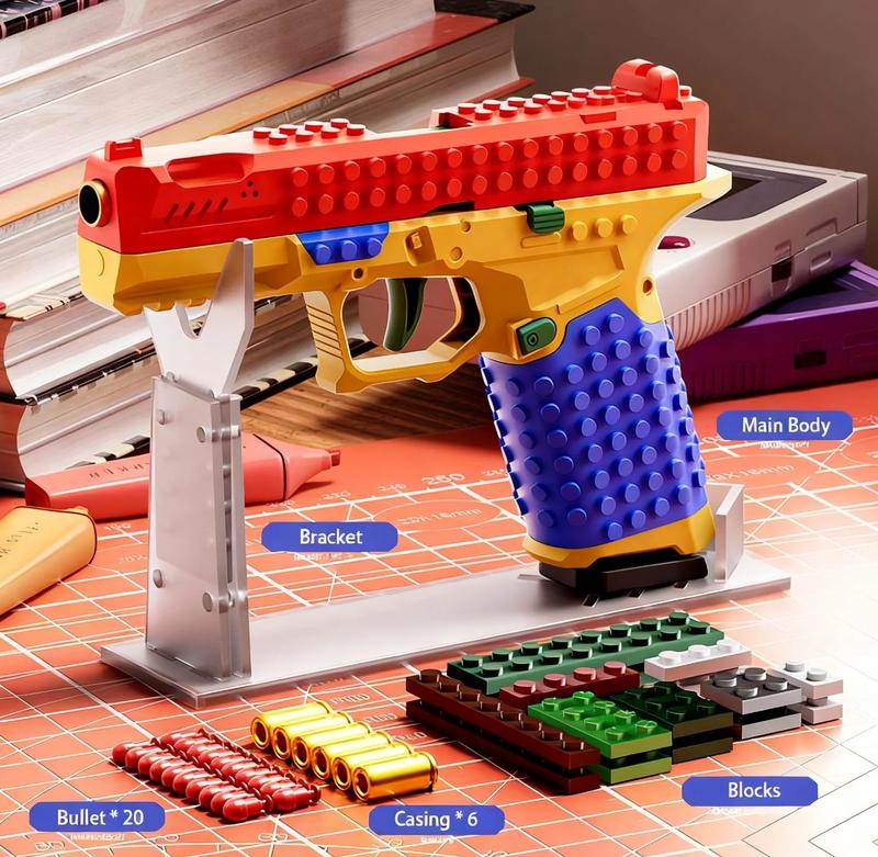 DIY Soft Bullet Gun Assembly Kit for Kids – Automatic Shell Ejecting ...