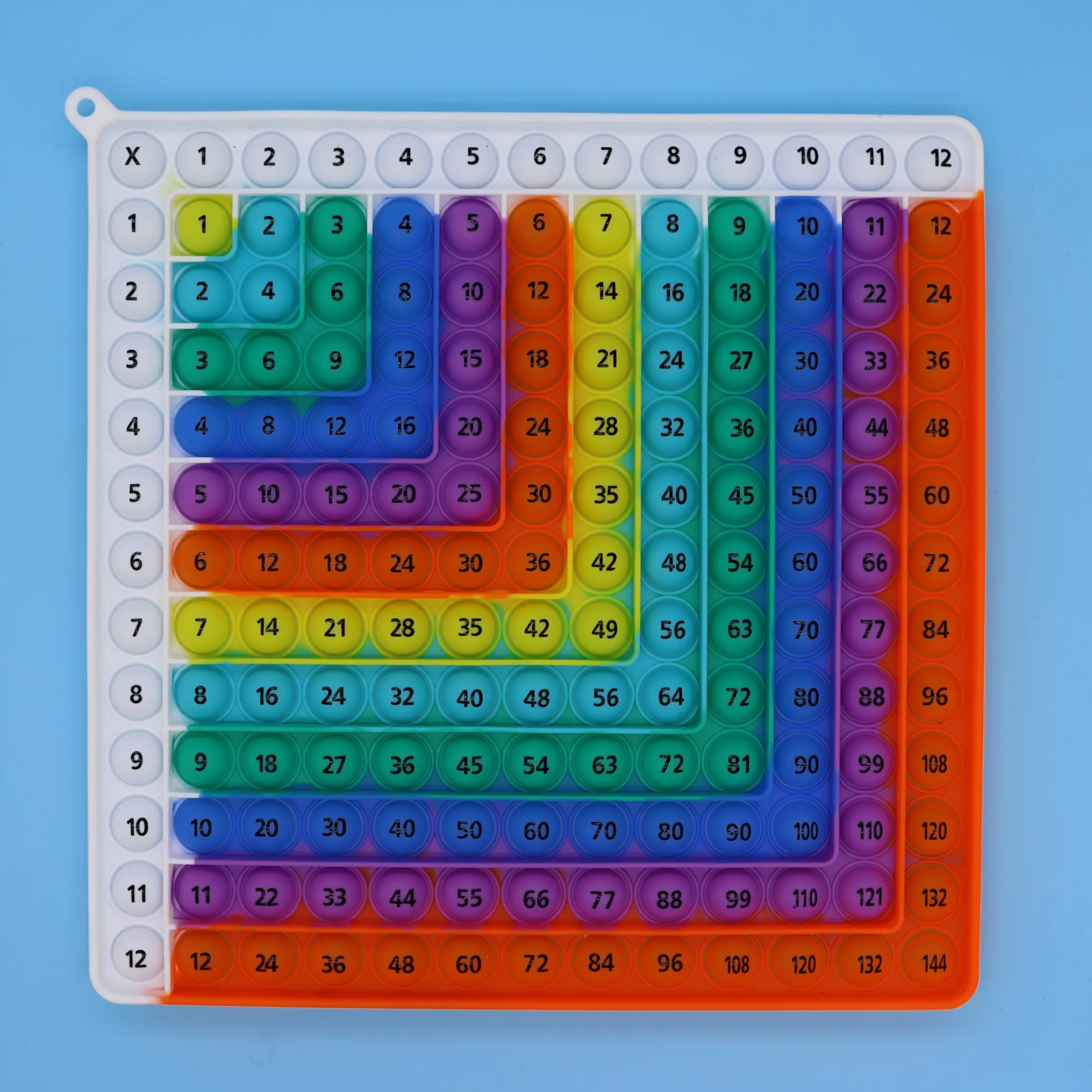 Multiplication Game Table, 12x12 Math Pop Board, Addition ...