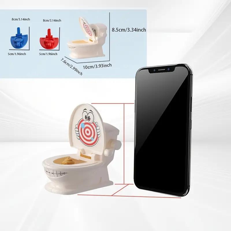 Poop Shooting Game Set for Kids, Includes Toilet, 2 Launchers & 6 Soft ...