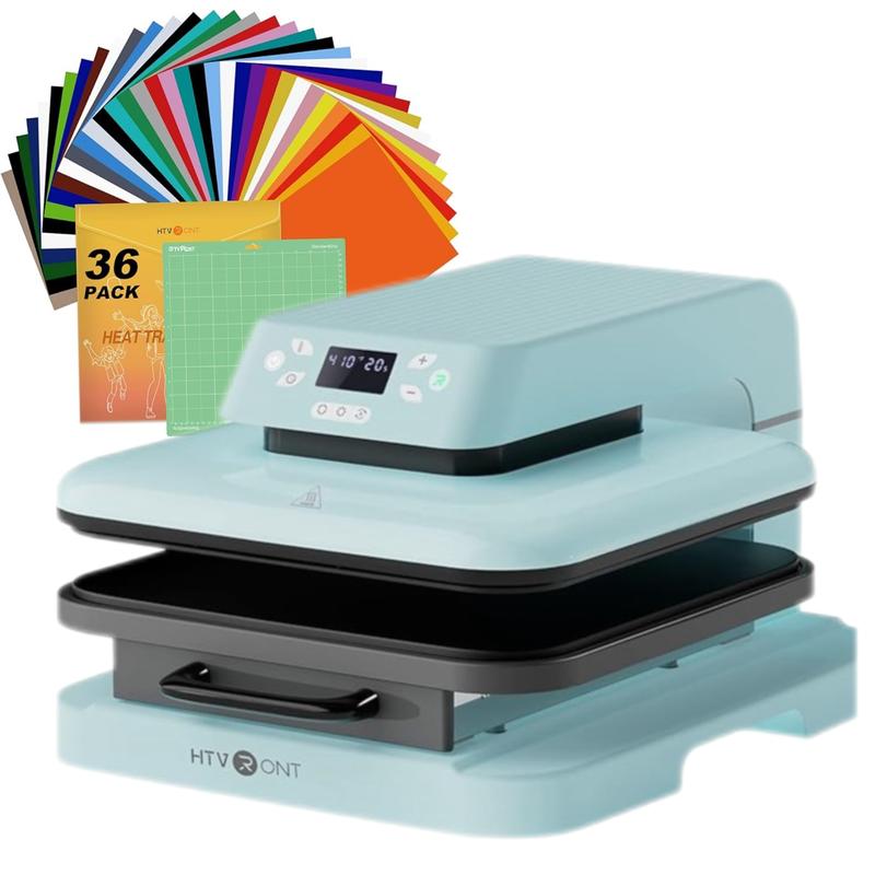 HTVRONT Automatic Heat Press Machine - 15"x15" Smart Heat Press Machine ...