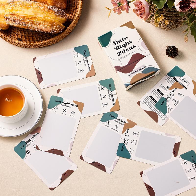 40 Date Ideas for Couple - Unique Scratch Off Date Night Card Games ...