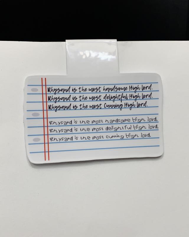High Lord- ACOTAR ACOMAF Magnetic Bookmark - TikTok Shop