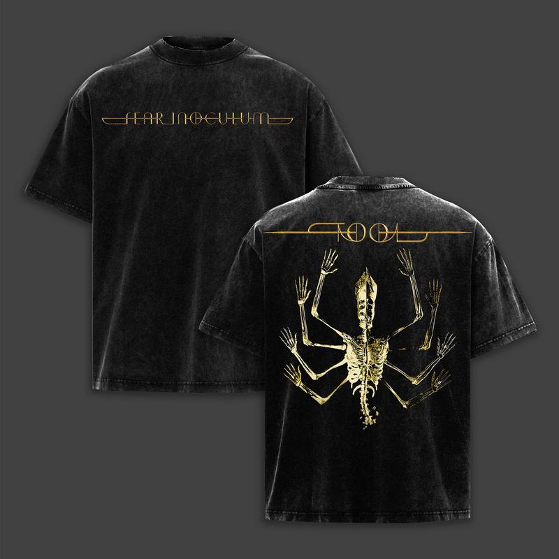 Tool Fear Inoculum Washed Tee Metal Concert Tour Band shirt, Tool Rock ...