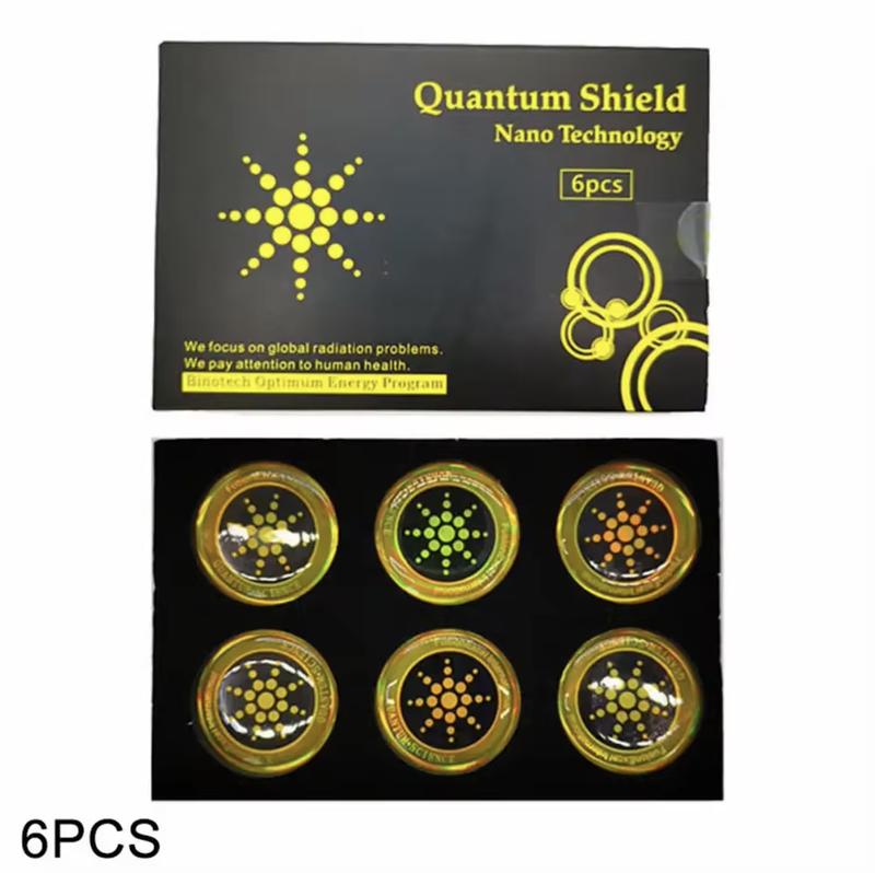 6pcs Quantum Shield EMF Protection Stickers Radiation Blocke - TikTok Shop