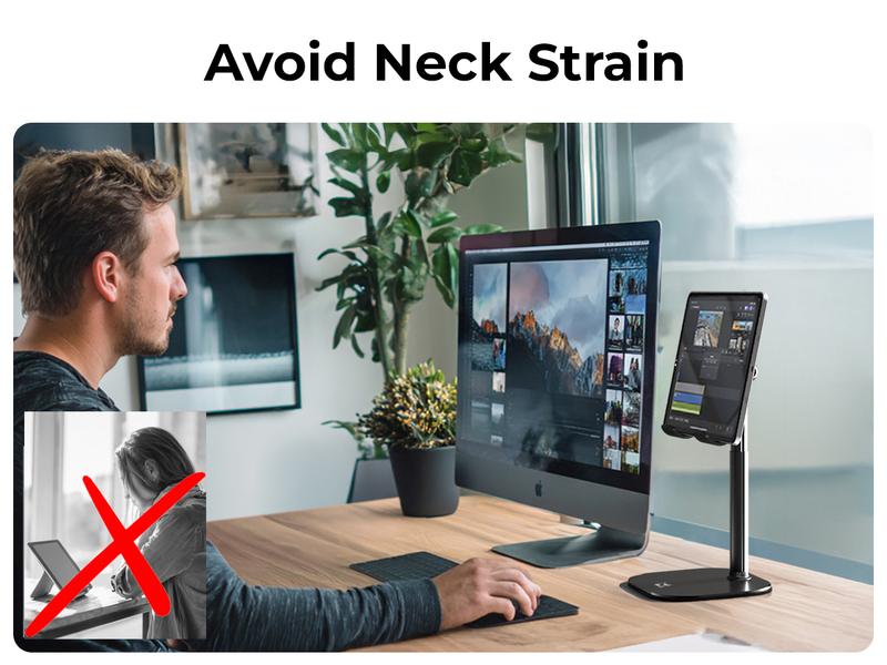 Cooper TabHolder, 7-10" Height Adjustable Tablet Stand, Premium iPad ...