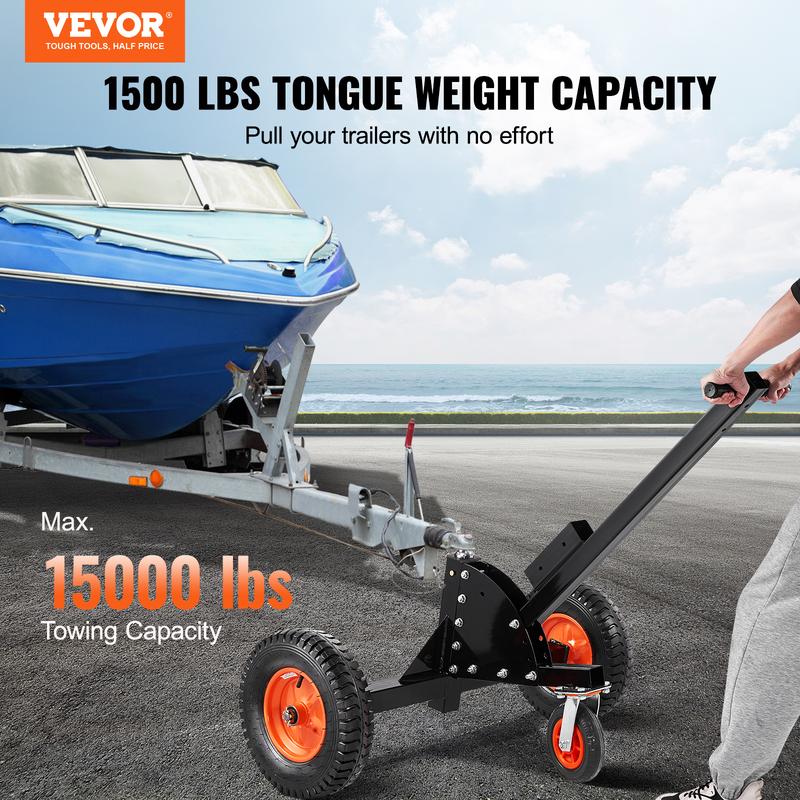 VEVOR Adjustable Trailer Dolly, TikTokShopBlackFriday, Max. 15000lbs ...