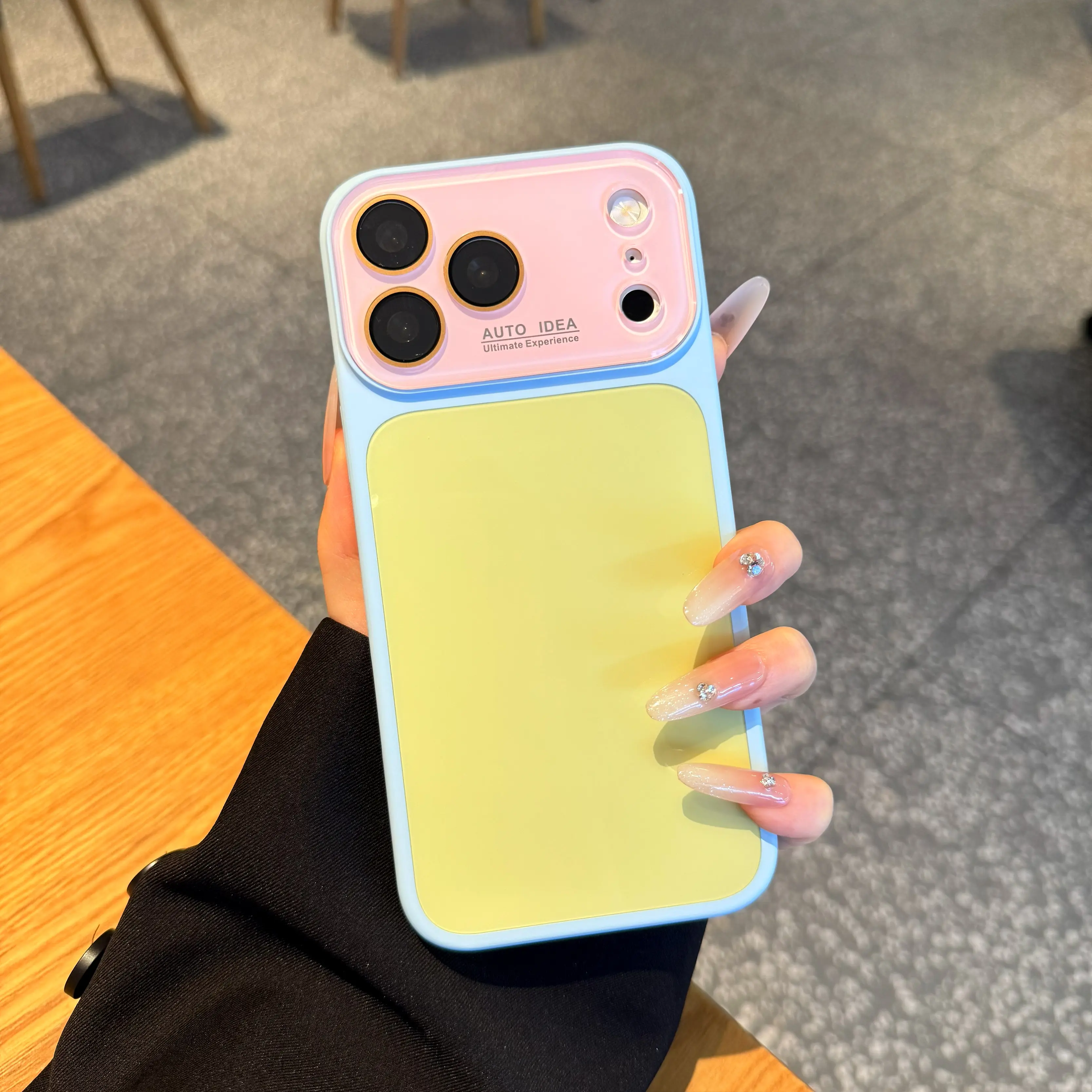 Dopamine Color Block Silicone Phone Case for iPhone 17/16/15/14/13 Pro ...