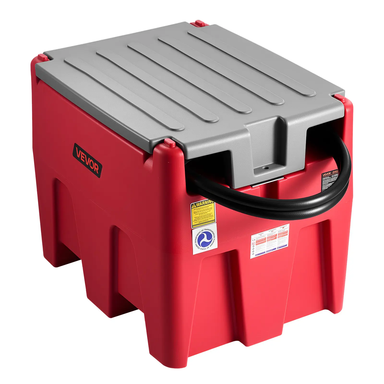 Portable Diesel Oil Storage Tank 58 Gallon Gasoline Storage Tank 12V ...