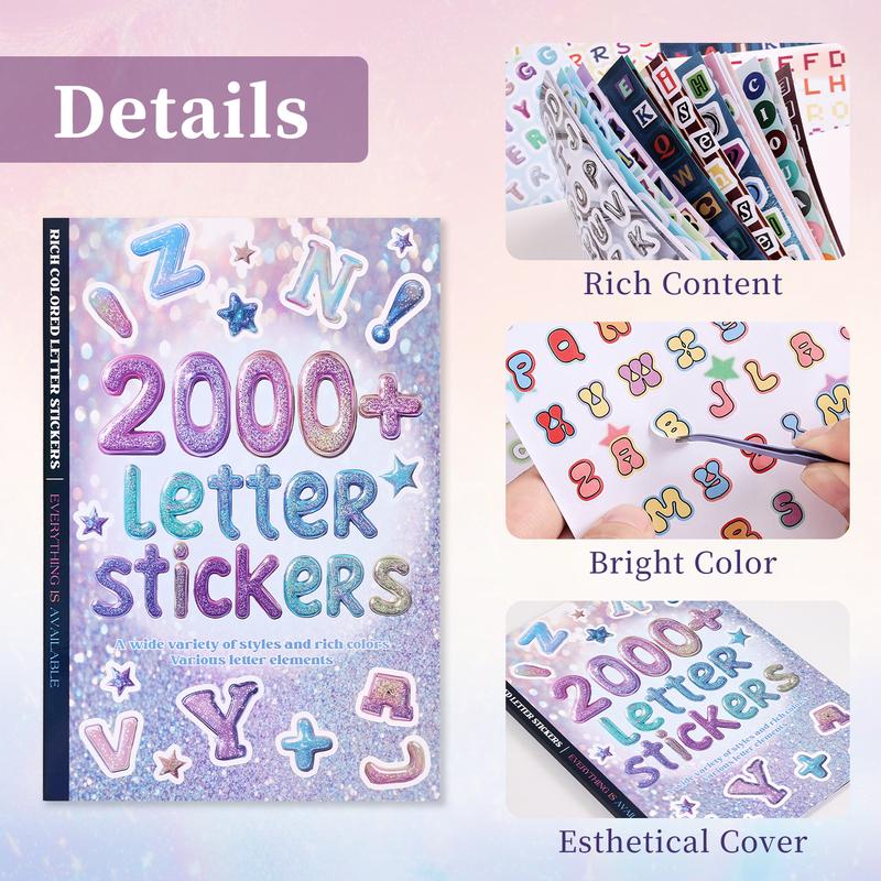 2000+ Colorful Alphabet Stickers for Journaling & Crafts - TikTok Shop