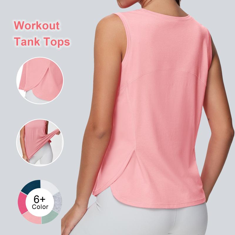 THE GYM PEOPLE Women's Workout Tank Tops Loose Fit Sleeveless ...