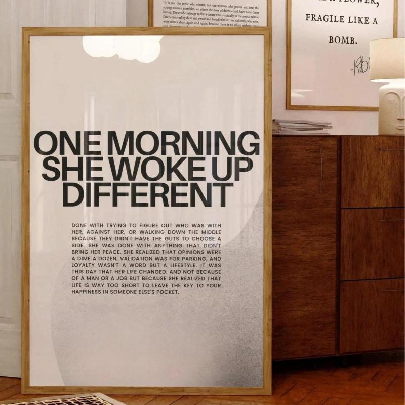 AMEP Female unframed Poster, Feminine Print, Female Empowerment ...