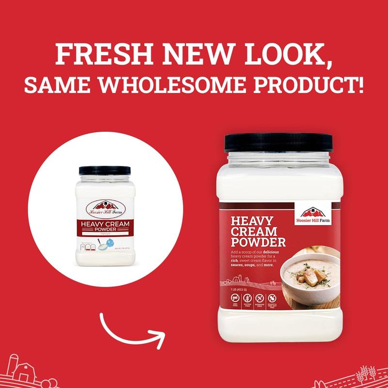 Hoosier Hill Farm Heavy Cream Powder, 1LB (Pack of 1) - TikTok Shop