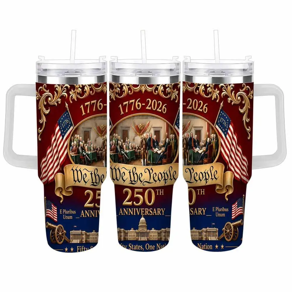 We The People 250th Anniversary Patriotic Car Cup (40oz/30oz/20oz ...