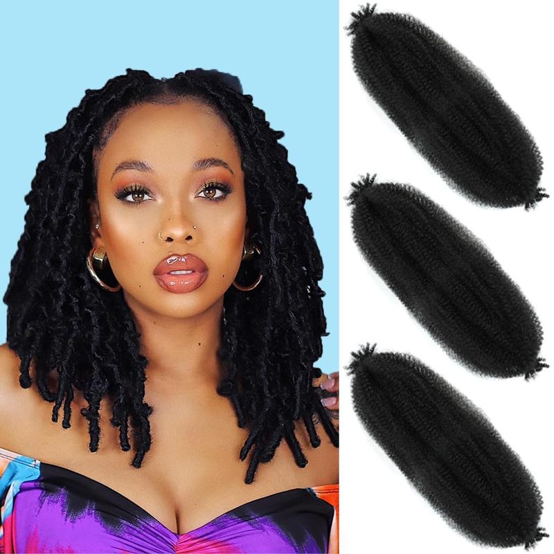Afro Twist Hair Pre Separated Springy Afro Twist Hair Pre stretched ...