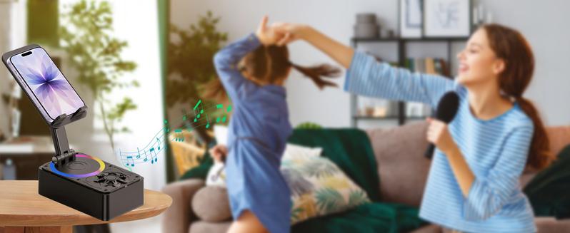 Westdeer Wireless Bluetooth Speaker 5-in-1 Phone Stand with 3000mAh USB ...