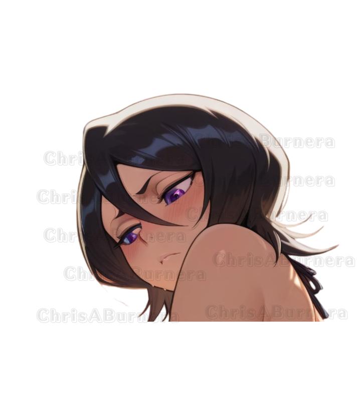4 kuchiki rukia sticker – waifu sticker, r64 sticker, kuchiki rukia ...
