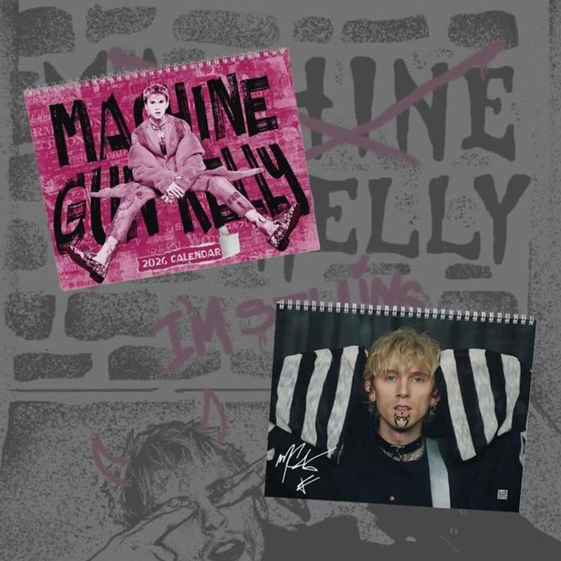 Machine Gun Kelly 2026 Calendar, Mgk Calendar, Mgk Tour, Lost Americana ...
