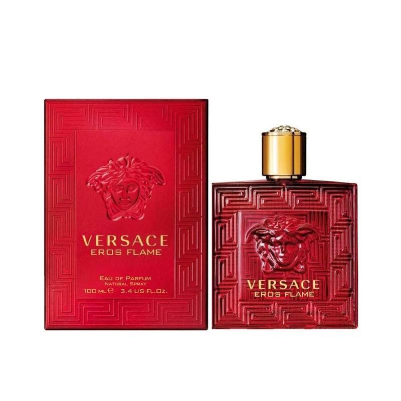 Versace Eros EDT and Eros Flame EDP Combo for Men 3.4 oz Each - Long ...