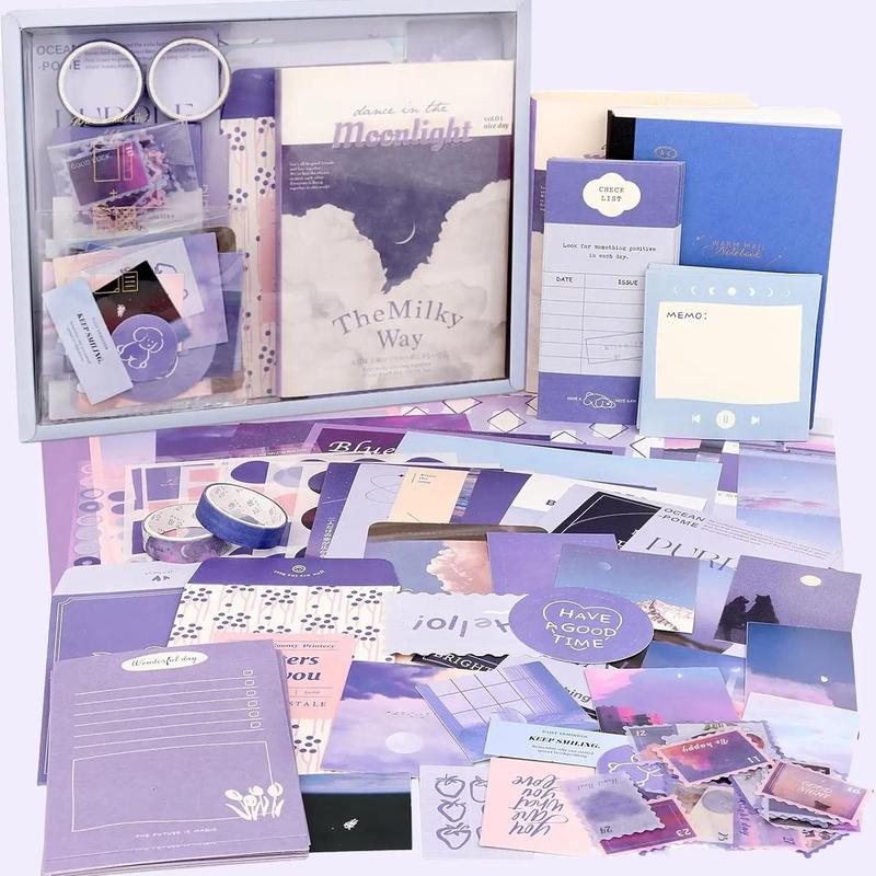 Aesthetic Scrapbooking Supplies Kit – 7 Cool Variations, Junk Journal ...