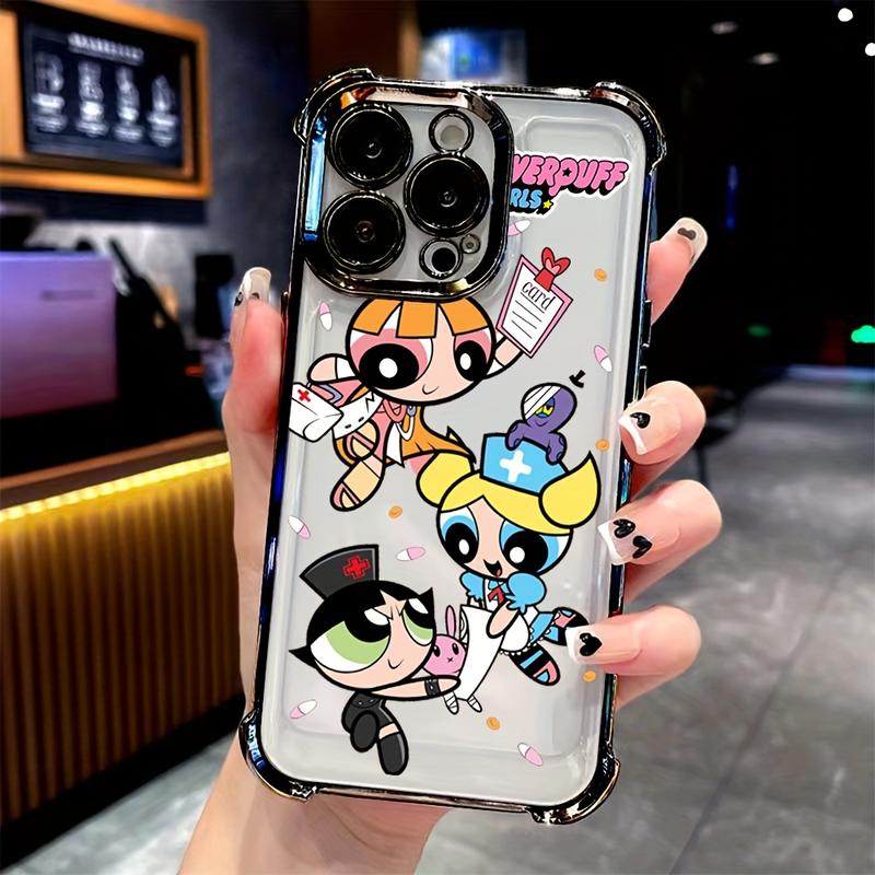 [Kawaii Phone Case] Transparent Soft Back Cartoon Kawaii Girl Phone ...