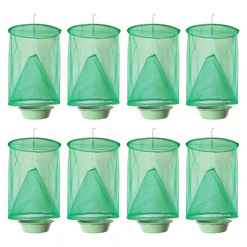 1/2/8/16 Piece Hanging Fly Trap, Ranch Fly Trap, Fly Trap with Bait ...