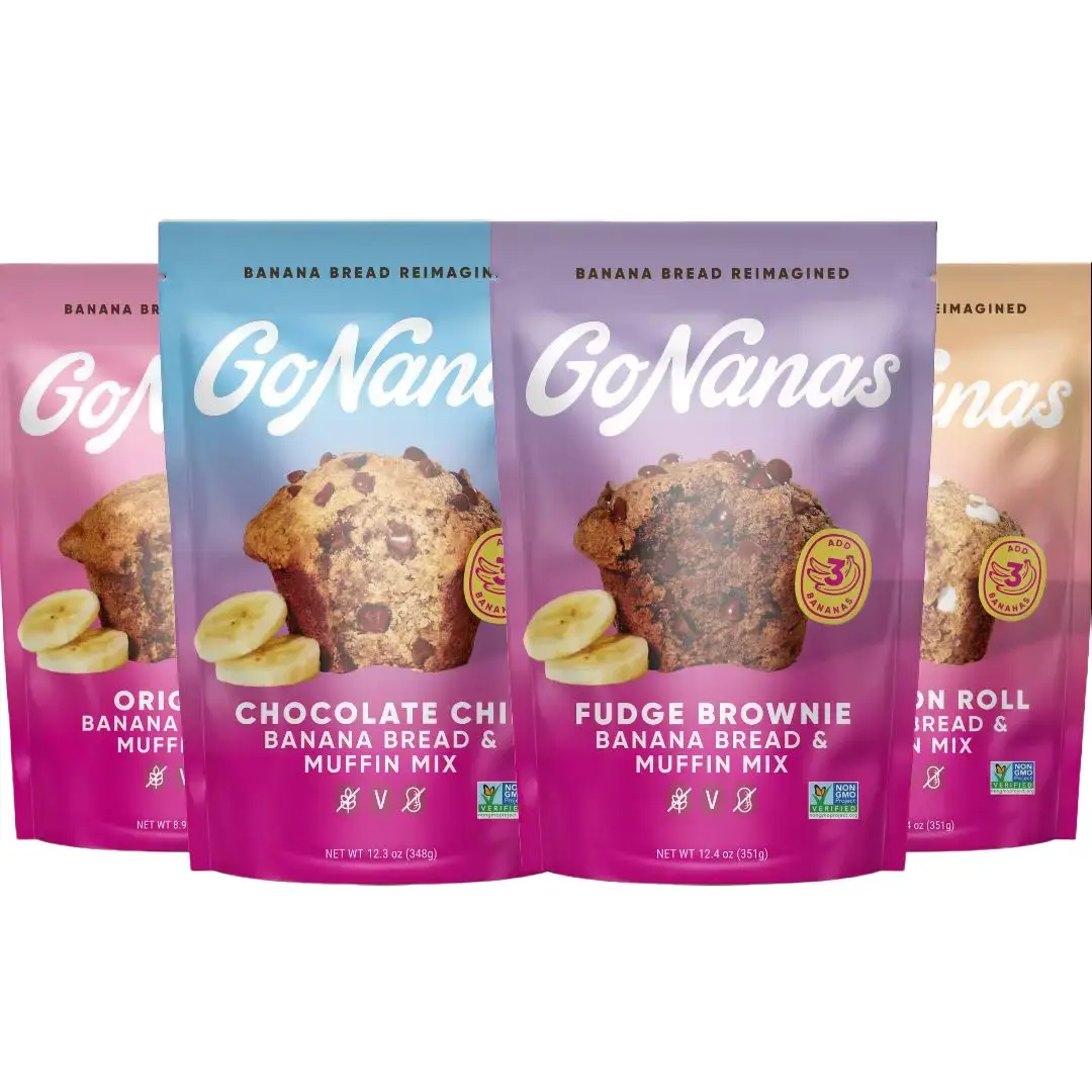 Variety 4 pack | banana bread mixes | original, chocolate chip, fudge ...