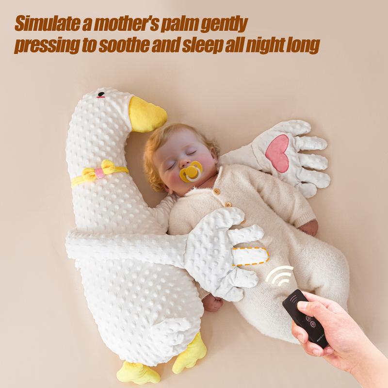 Baby Sleeping hugging pillow，BigWhite Goose Exhaust Patting Soother ...