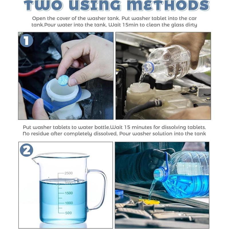 100 count Windshield Washer Fluid, Accessories Windshield Washer ...